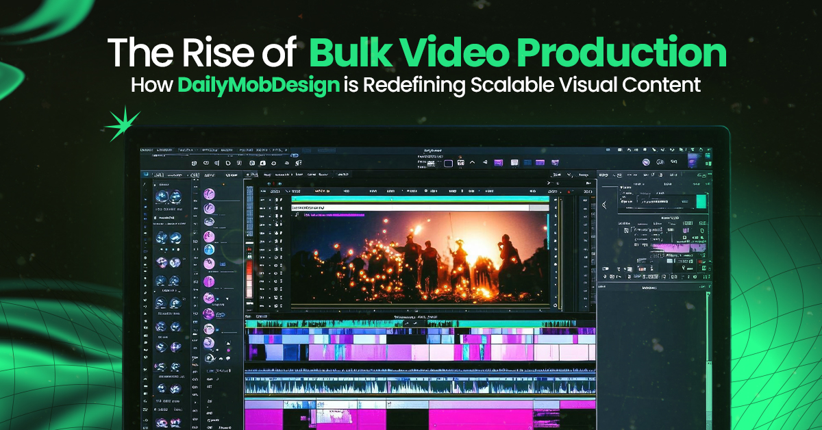 Scalable Bulk Video Production Studio | DailyMobDesign